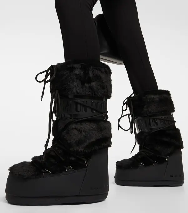 Moon Boot Icon Snow Boots - Black