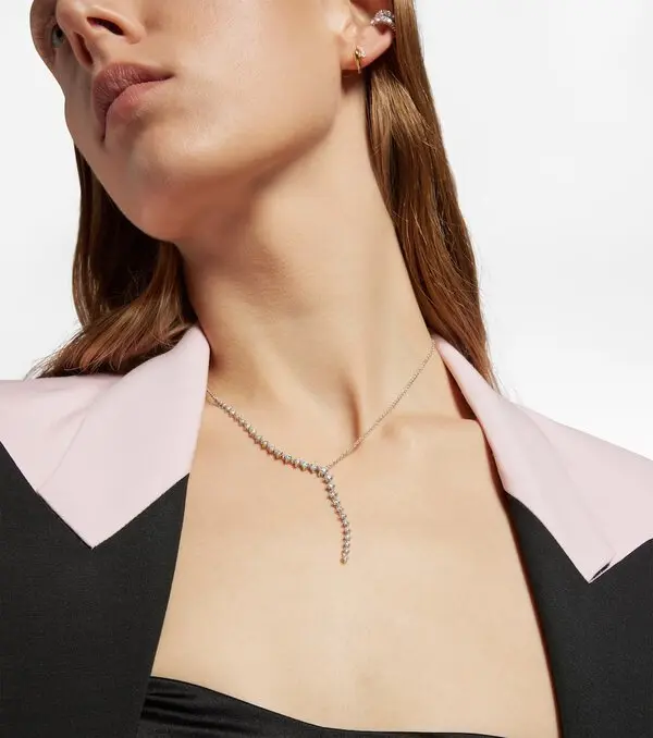Melissa Kaye Aria Cascade 18kt Gold Necklace