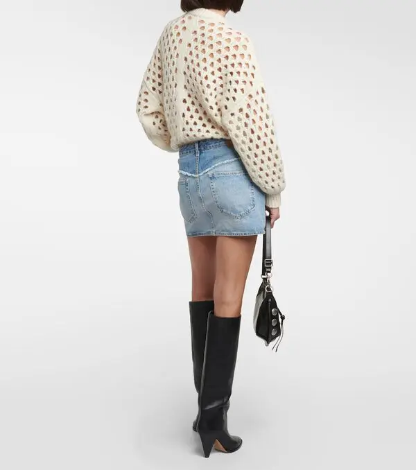 Isabel Marant Étoile High-rise Denim Miniskirt