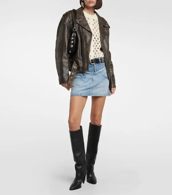 Isabel Marant Étoile High-rise Denim Miniskirt