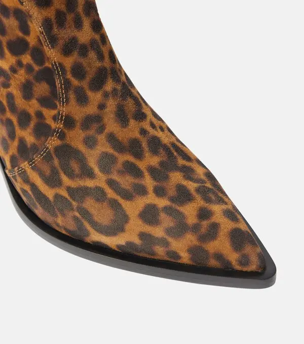 GIANVITO ROSSI Denver Leopard-print Leather Boots