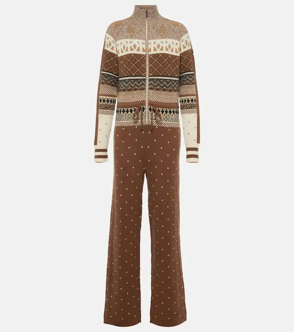 Bogner Agnetha Intarsia Turtleneck Jumpsuit