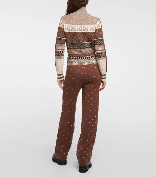 Bogner Agnetha Intarsia Turtleneck Jumpsuit