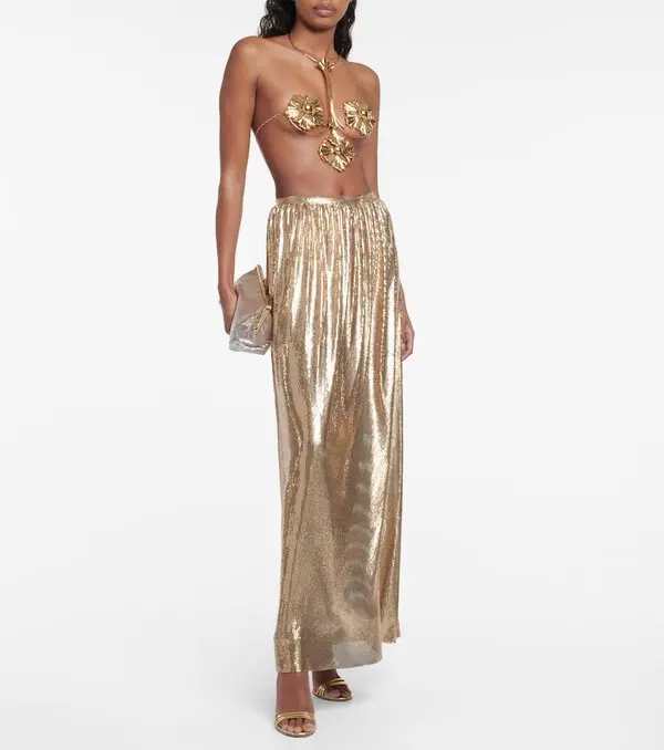 Rabanne Embellished Halterneck Top