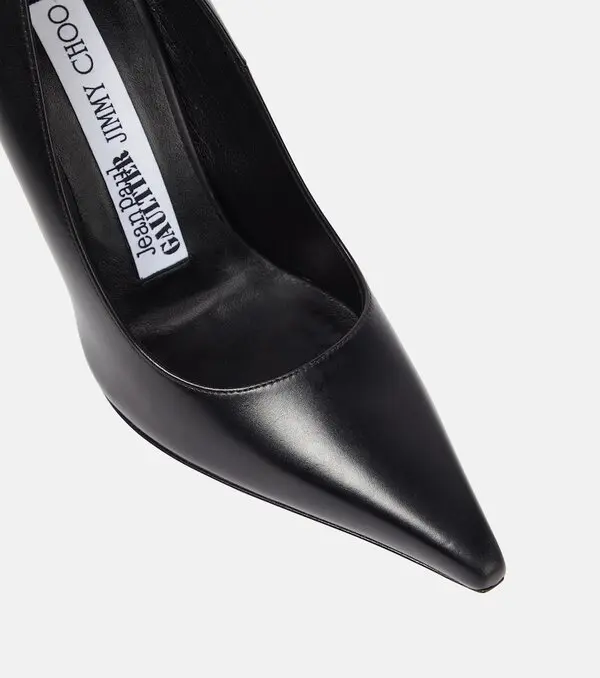 JIMMY CHOO X Jean Paul Gaultier Leather Wedge Pumps