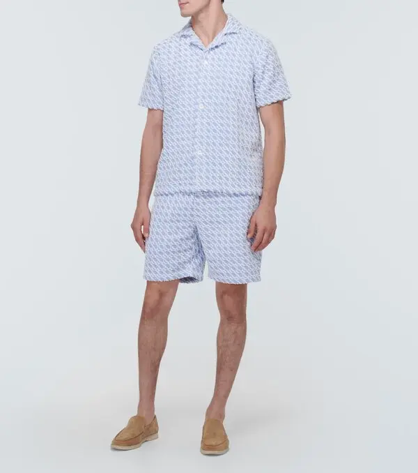 Orlebar Brown Howell Cotton Terry Bowling Shirt