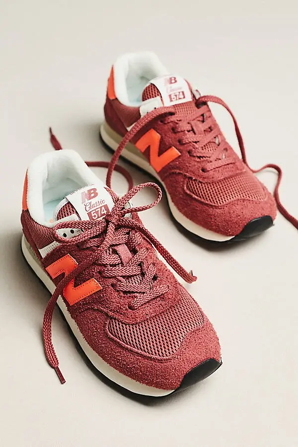 NEW BALANCE 574 Sneakers - Apollo Gold/atomic Yellow