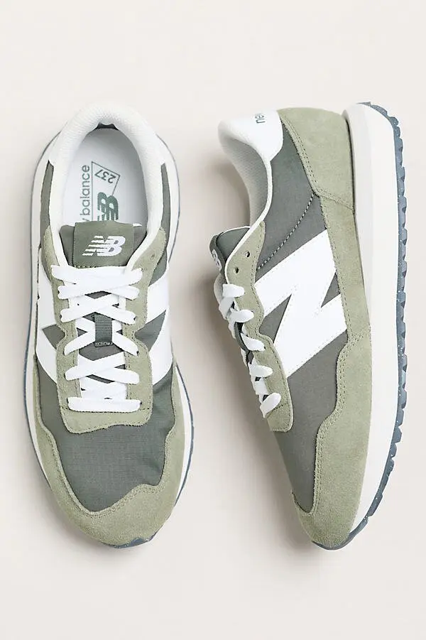 NEW BALANCE 237 Sneakers - Dark Olivine/white