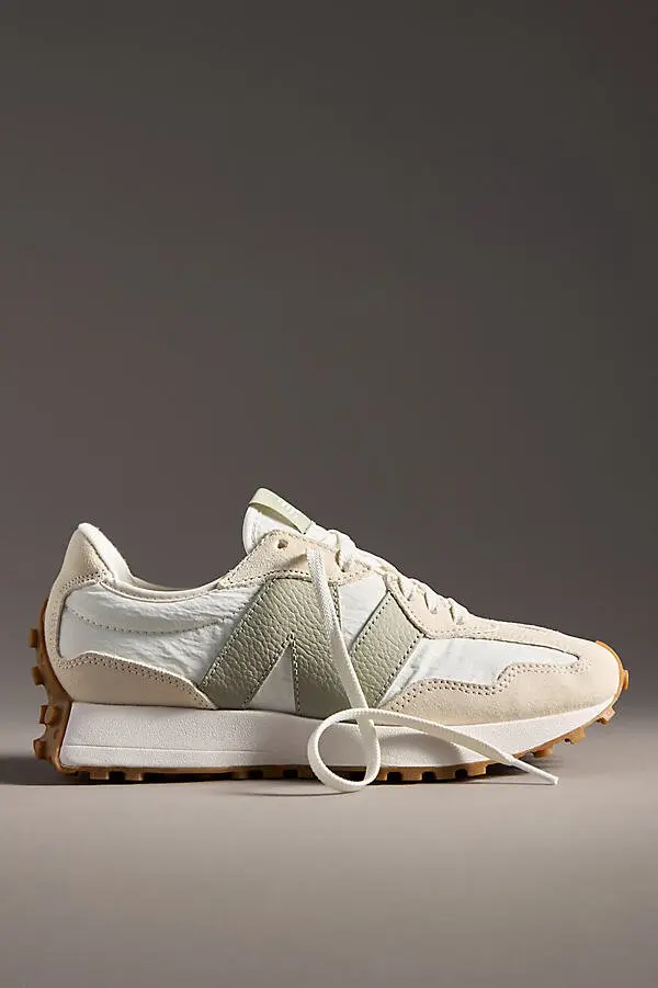 NEW BALANCE 327 Sneakers - Linen/sea Salt/olivine