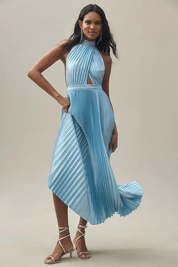 L'Idee Renaissance Split Gown - Light Pink - 42% Off | Editorialist