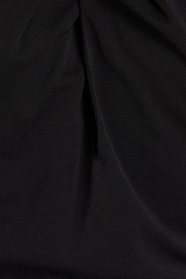 NICHOLAS Twist-front Hooded Gown