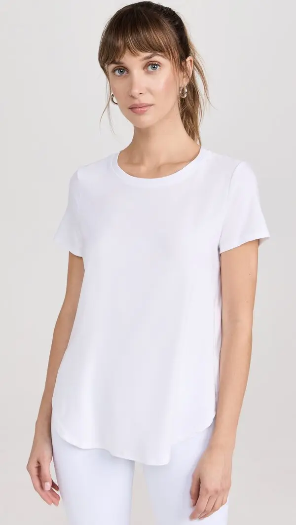 Beyond Yoga Featherweight Tee - Cloud White