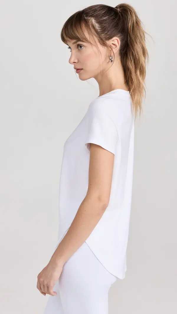 Beyond Yoga Featherweight Tee - Cloud White
