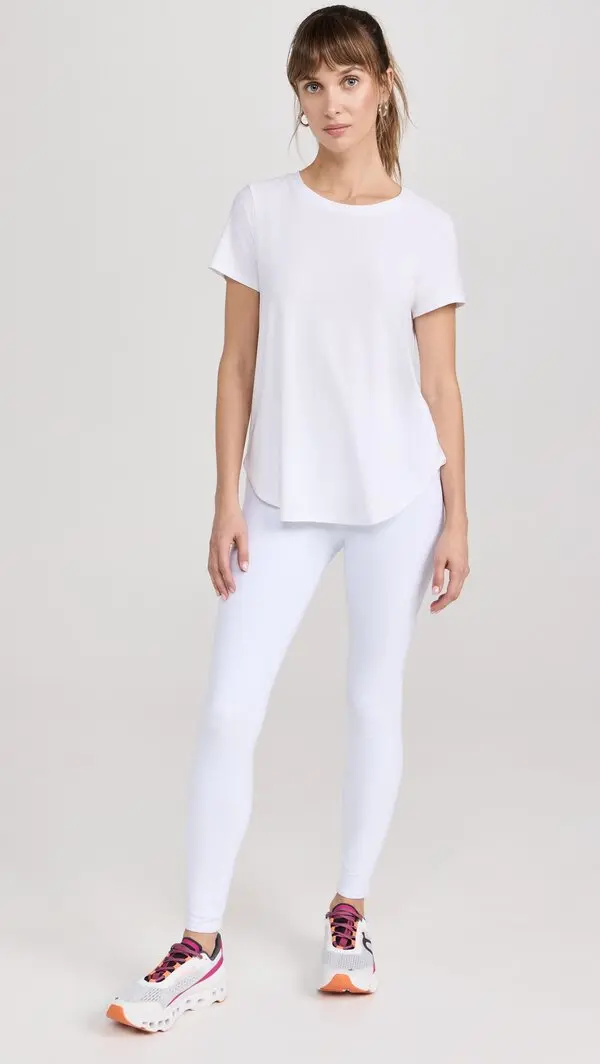 Beyond Yoga Featherweight Tee - Cloud White