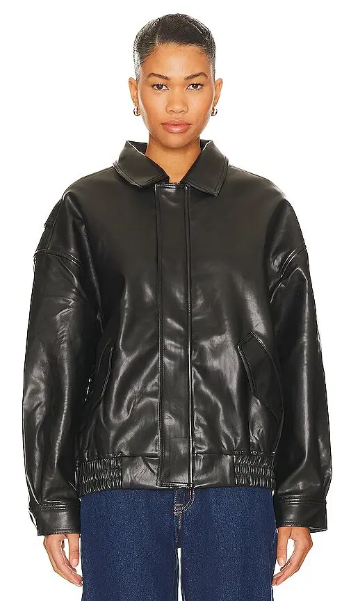 Lioness Kenny Bomber Jacket - Jet Black