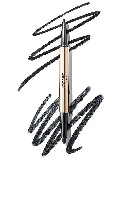 ICONIC LONDON Smokey Eye Duo Kajal - Midnight Black