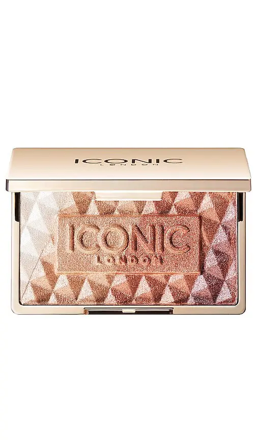 ICONIC LONDON Luscious Glow Baked Face Highlighter In Metallic Gold - N,a