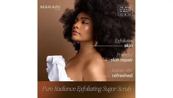 MAKARI Pure Radiance Exfoliating Scrub 5.92oz - Multi Color Bottle