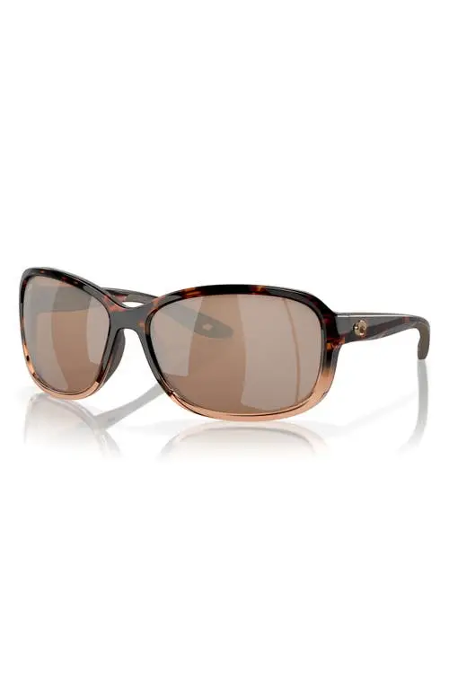 COSTA DEL MAR Seadrift Square Sunglasses - Copper