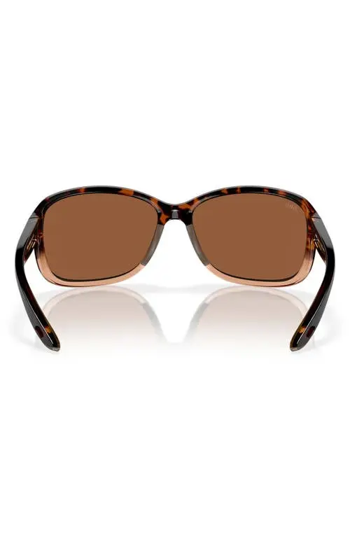 COSTA DEL MAR Seadrift Square Sunglasses - Copper