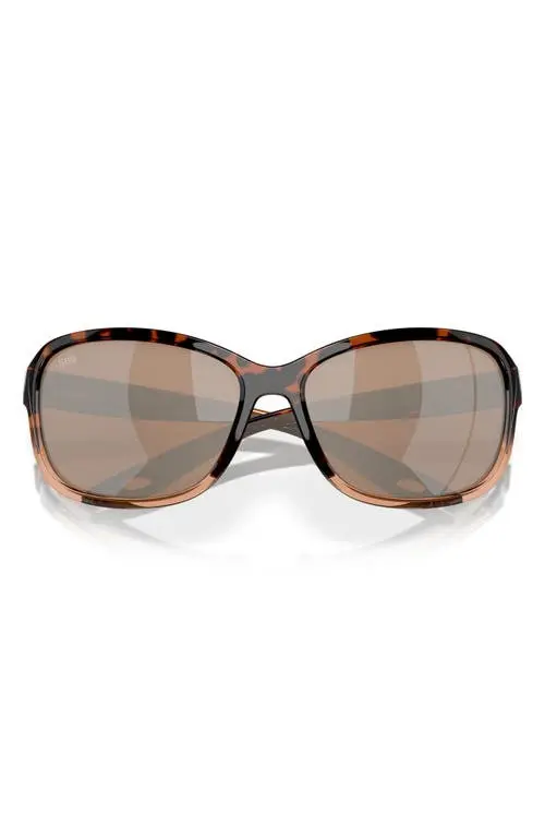 COSTA DEL MAR Seadrift Square Sunglasses - Copper
