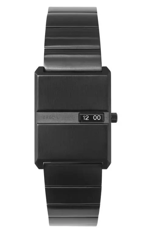 BREDA Pulse Bracelet Watch - Black