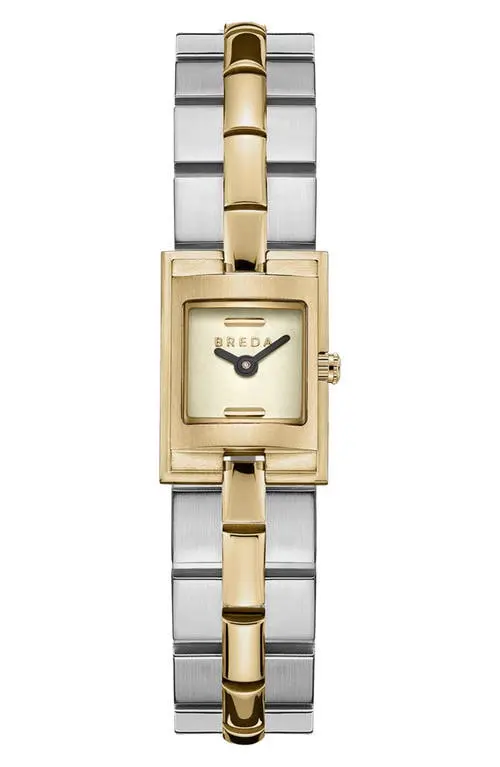 BREDA Relic Square Bracelet Watch - Two Tone