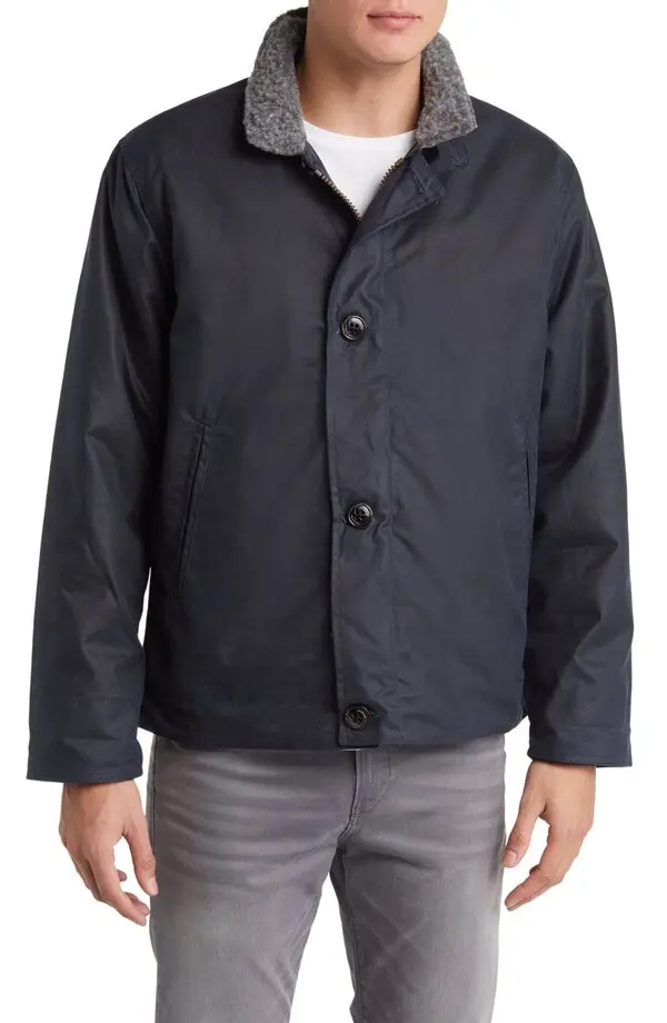 PEREGRINE Teddy Water Repellent Wool Blend Lined Jacket