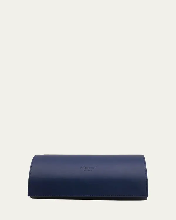 RAPPORT LONDON Hyde Park Three Watch Roll - Navy