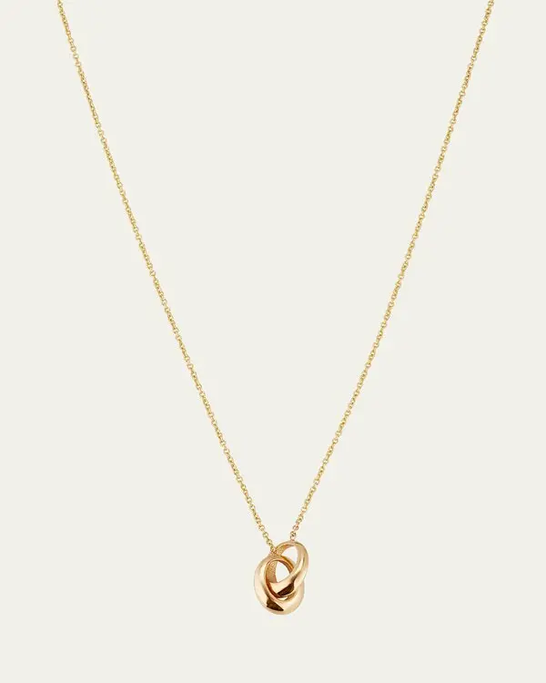 Lizzie Mandler 18k Micro Crescent Links Necklace