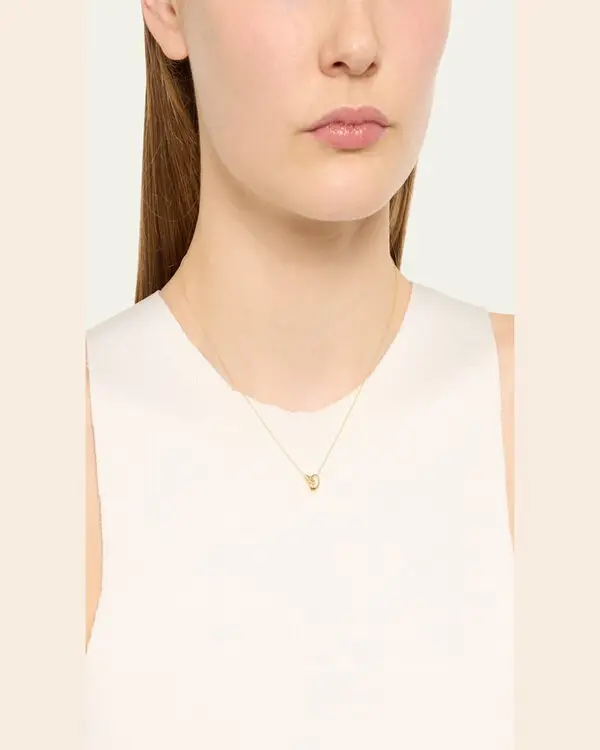 Lizzie Mandler 18k Micro Crescent Links Necklace