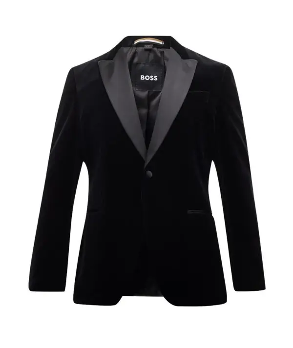 BOSS Apos;s Velvet Peak-lapel Dinner Jacket