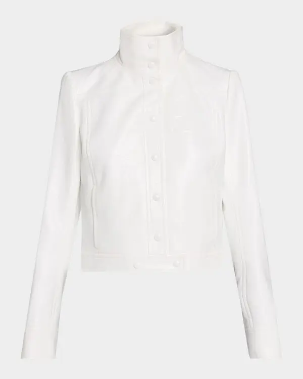 COURREGES Textured Vinyl Jacket - Heritage W