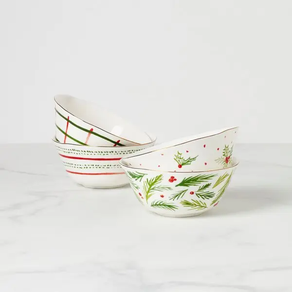 LENOX Bayberry All Purpose Bowls, Set Of 4