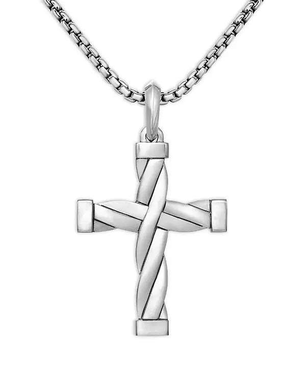 David Yurman Dy Helios Cross Pendant - Silver