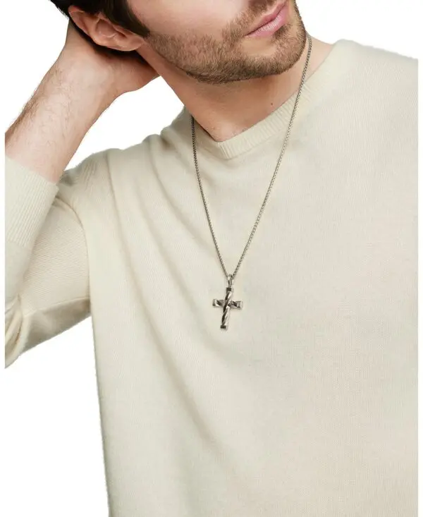 David Yurman Dy Helios Cross Pendant