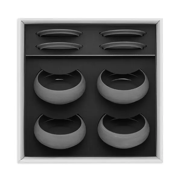 DEGRENNE PARIS Bahia Onyx Cocottes, Set Of 4
