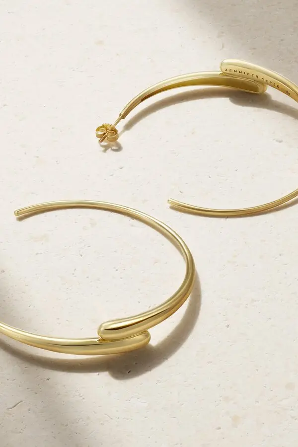 JENNIFER MEYER Double Dome 18-karat Hoop Earrings