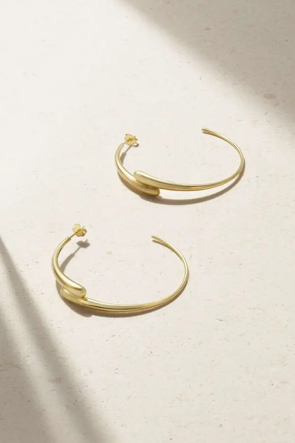 JENNIFER MEYER Double Dome 18-karat Hoop Earrings