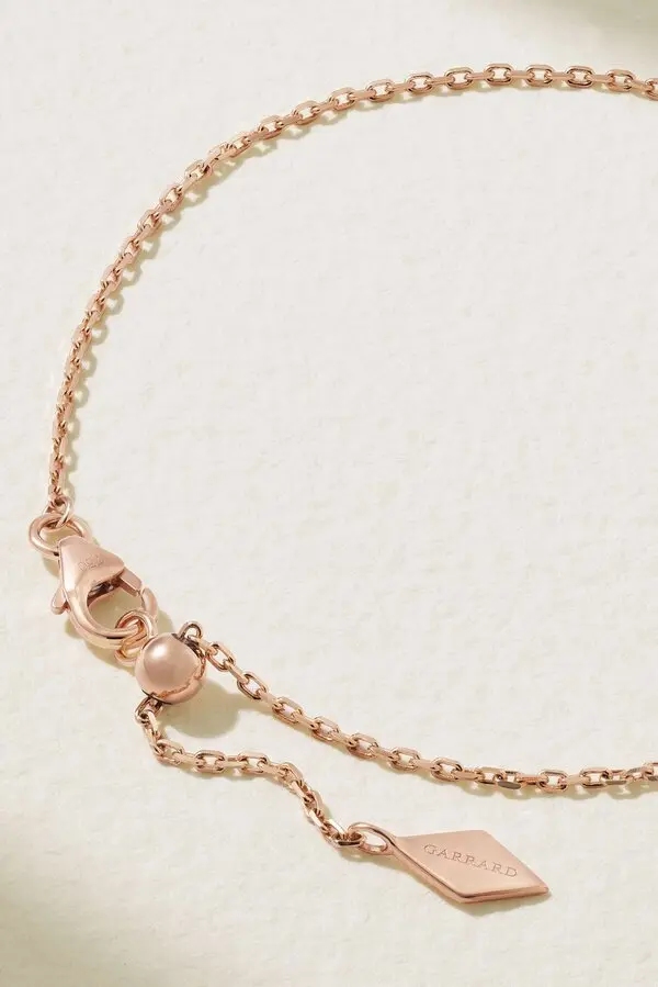 GARRARD Wings Rising Diamond & 18-karat Rose Bracelet