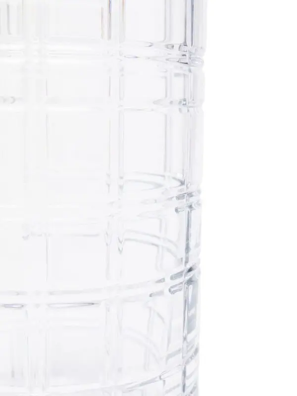 Ralph Lauren Medium Hudson Plaid Glass Vase