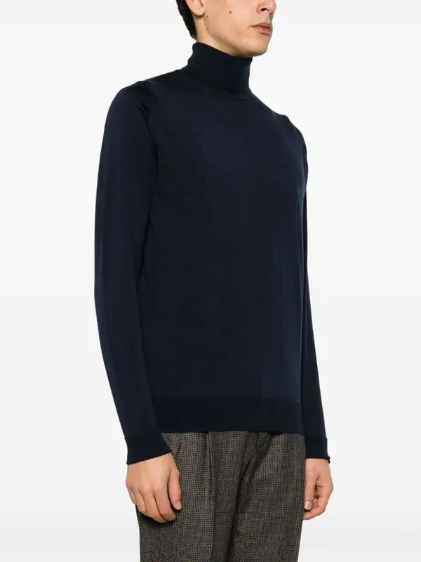 John Smedley Roll-neck Merino Wool Jumper