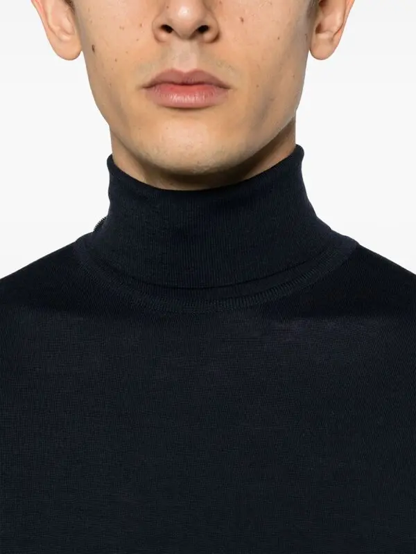 John Smedley Roll-neck Merino Wool Jumper