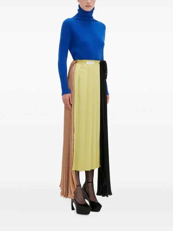 Victoria Beckham Full-neck Wool Jumper - Blue