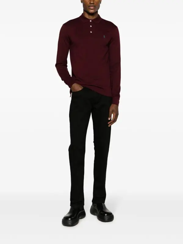 7 For All Mankind Mid-rise Slim-fit Jeans - Black