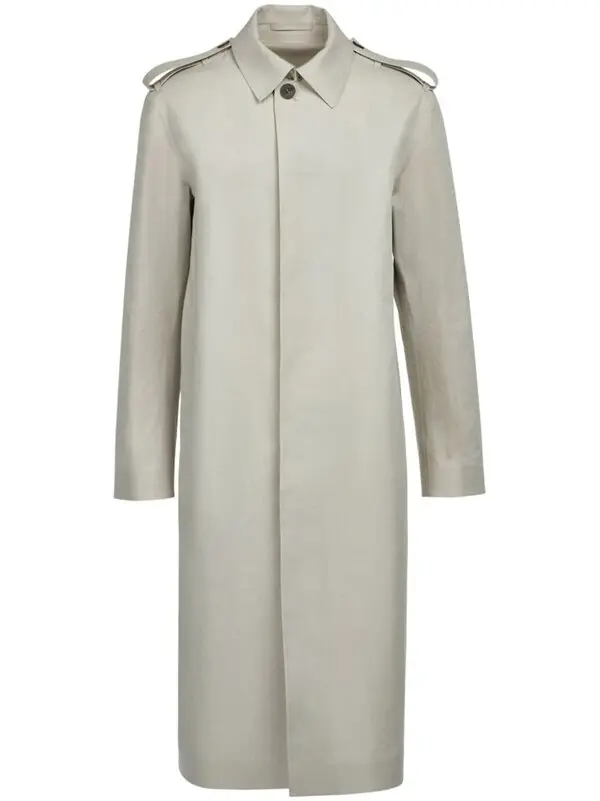 FERRAGAMO Cotton-blend Long Coat