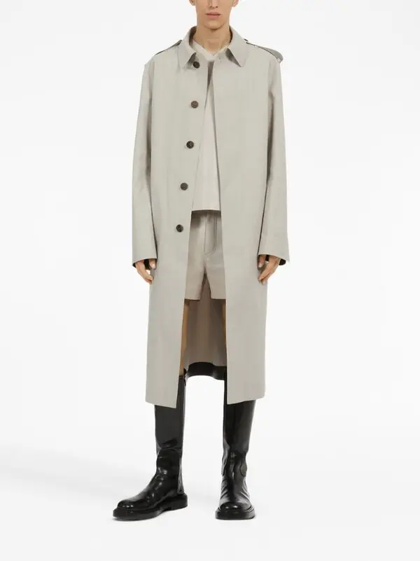 FERRAGAMO Cotton-blend Long Coat
