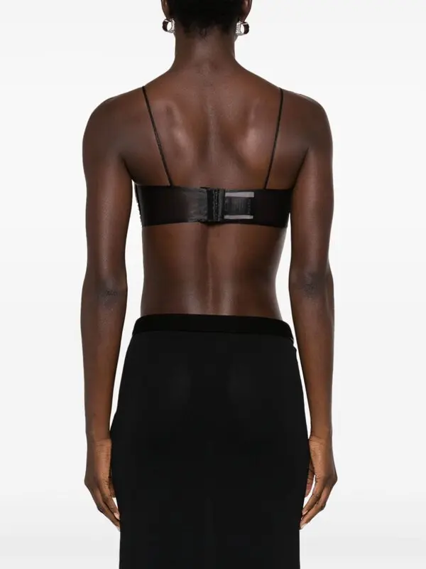 NUE Lotus Rhinestone-embellished Top