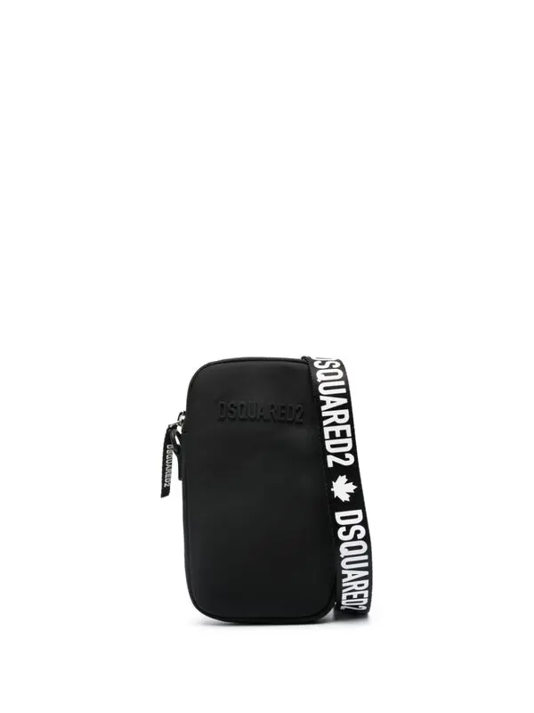 Dsquared2 Logo-plaque Shoulder Bag - Black