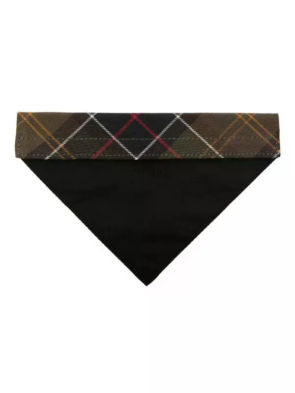 Barbour Tartan Logo-patch Collar Bandana